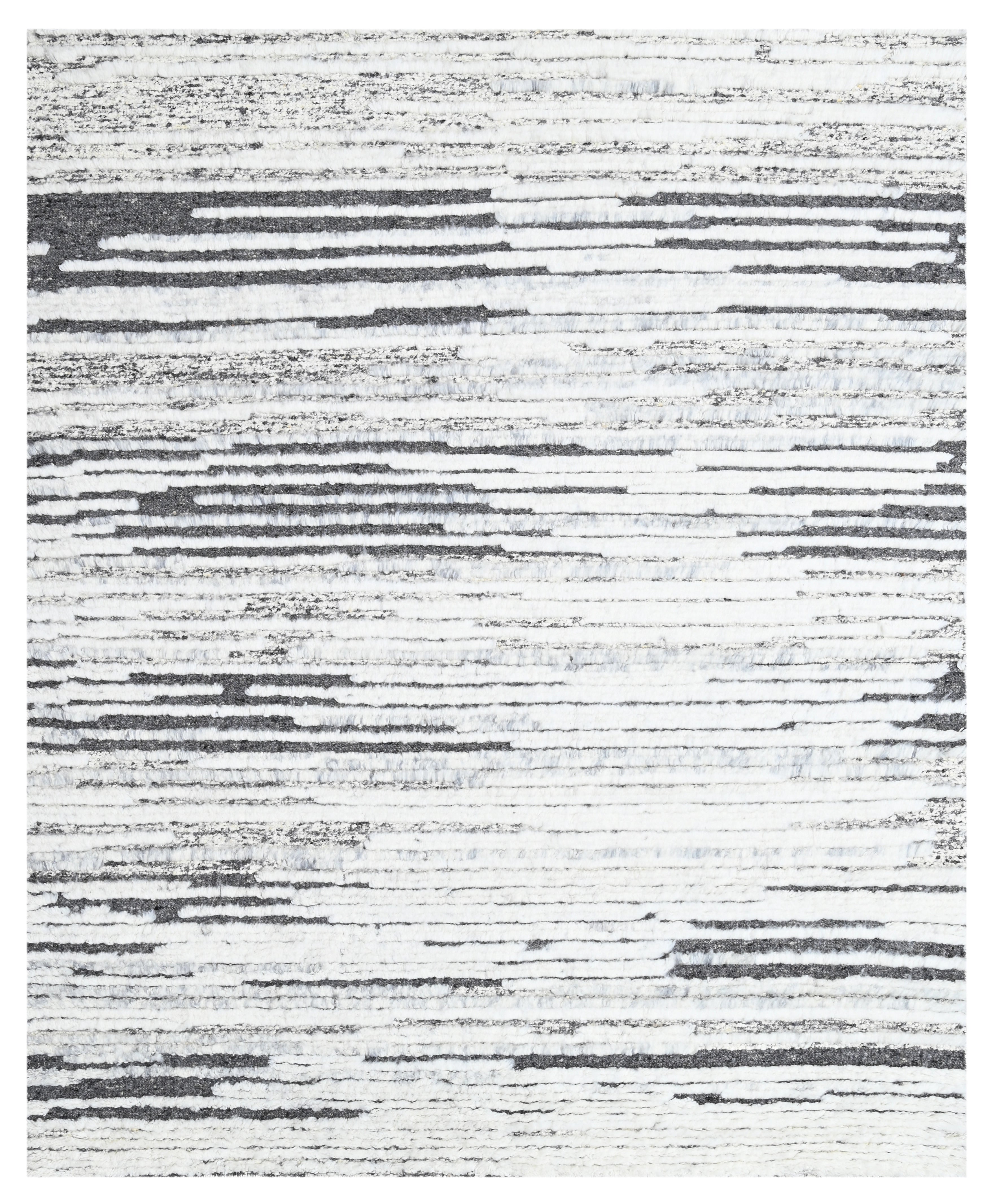 Stratus Grey Hand Knotted Wool Rug – Bhadohi Carpets